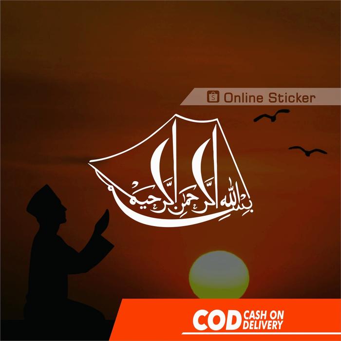Jual Sticker Bismillah Bentuk Kapal | Cutting Sticker - Kota Bekasi ...
