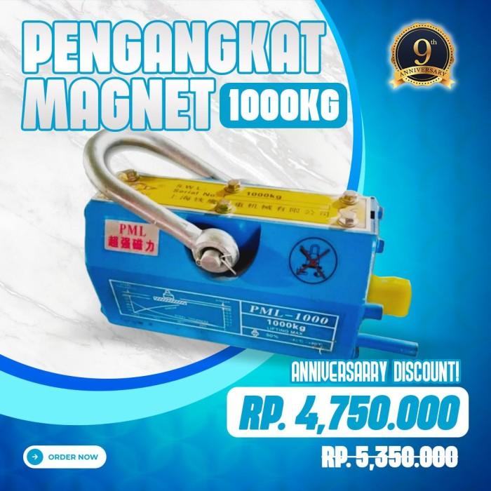 Jual ATM Permanent Magnet Lifter 1 Ton/ Magneting Lifting/Pengangkat ...
