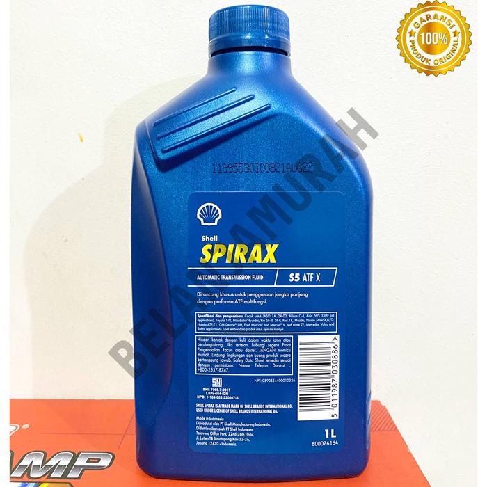 Jual Oli Matic Shell - Transmisi Matic Shell Spirax S5 Atf X 1L / Premium - Kota Surabaya ...