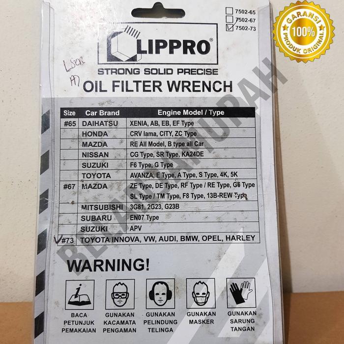 Jual Kunci Filter Oli Mangkok Innova , Fortuner . Kijang Krista , Hylux ...