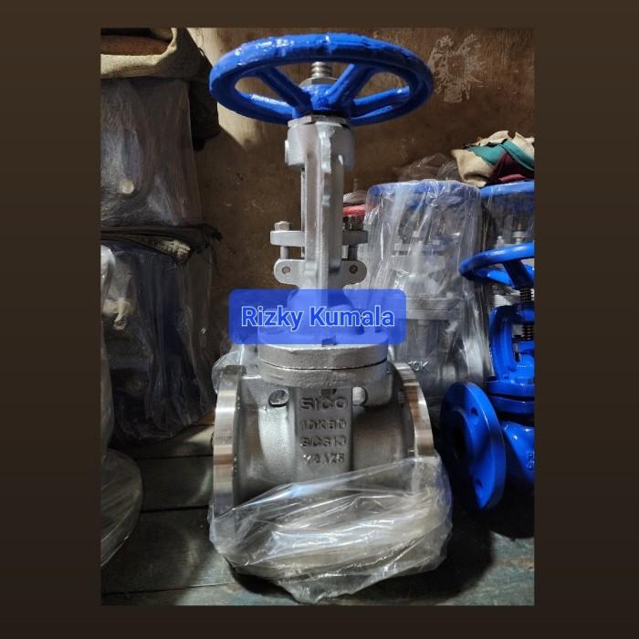 Jual Gate Valve Stainless SS304 Flange Jis 10K 3" Inch / DN80 Best ...