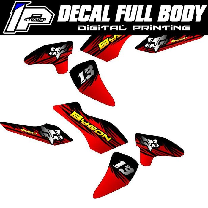 Jual Decal Sticker Dekal Stiker full body BYSON desain 01 - Kota Bogor ...