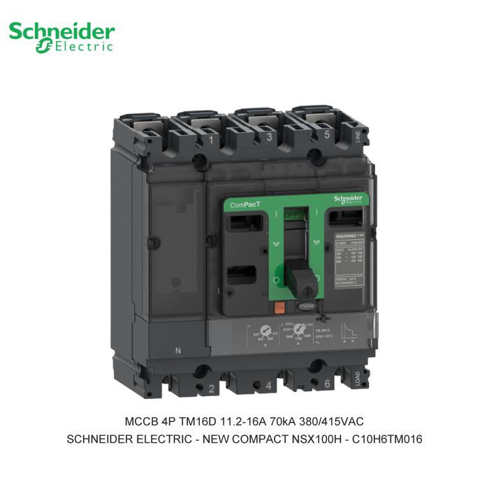 Promo MCCB SCHNEIDER ELECTRIC NEW COMPACT NSX100H 4P TM16D-TM250D 11.2 ...
