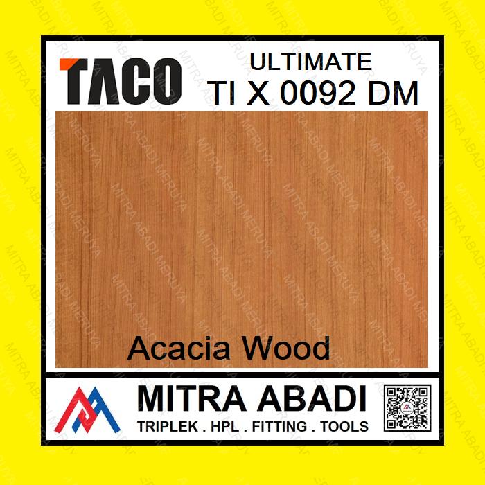 Jual TACO HPL Ultimate TI X 0092 DM Acacia Wood TIERO Dapur Kamar Tidur ...