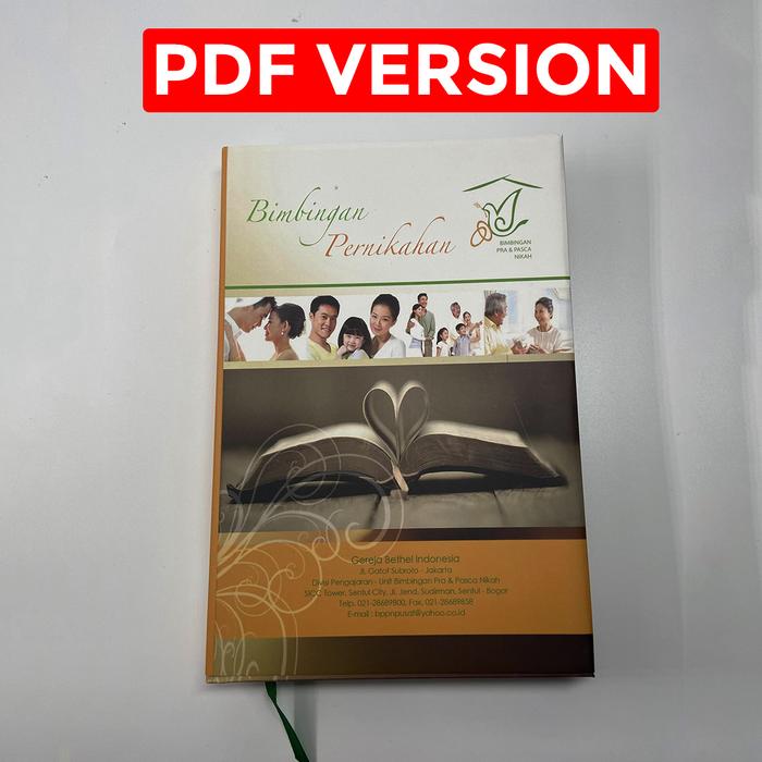 Promo PDF Version Buku Bimbingan Pernikahan - Pra dan Pasca Nikah Kristen - Jakarta Utara ...
