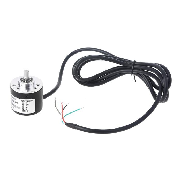 Jual Super 360P/R Incremental Rotary encoder AB phase encoder Shaft 6mm ...