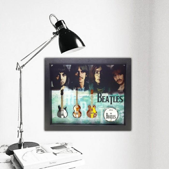 Jual frame shadow the beatles figura the beatles pigura the beatles 3d ...