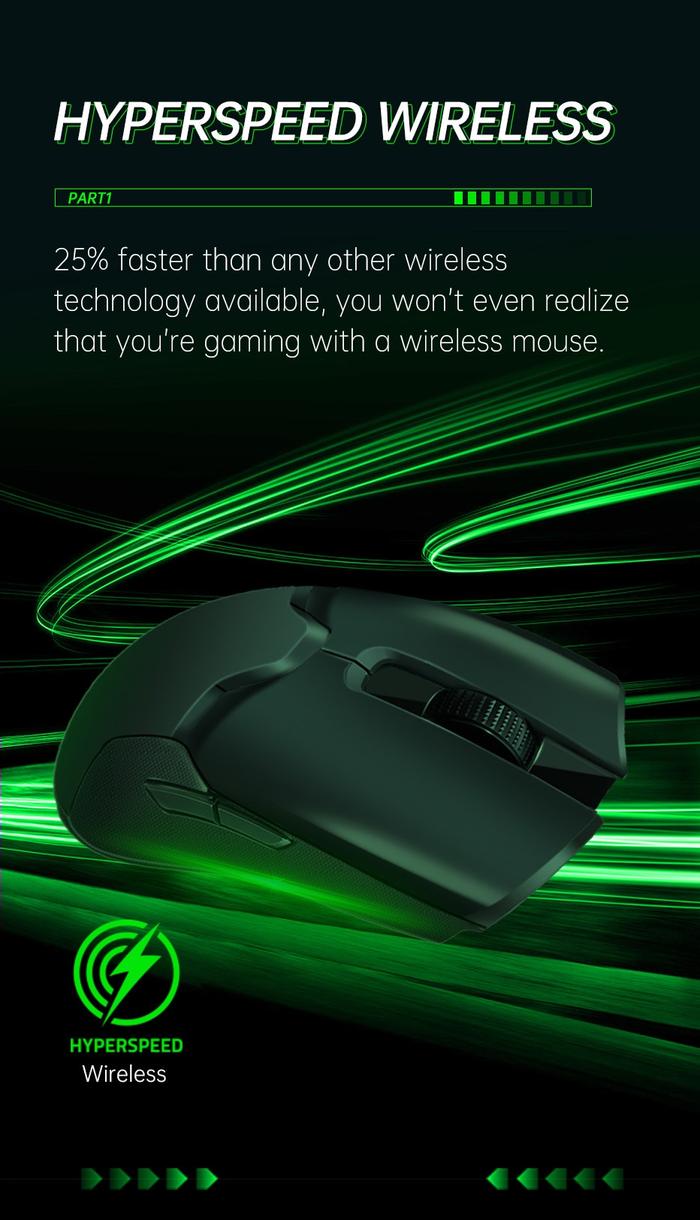 Jual HKS Razer Viper Ultimate Wireless Gaming Mouse With Charging Ba ...