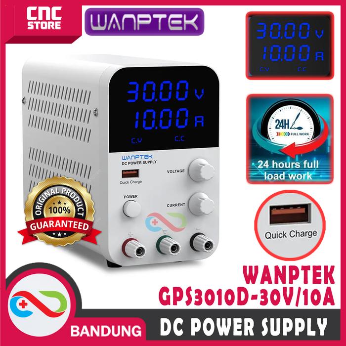 Jual WANPTEK POWER SUPPLY DIGITAL GPS3010D 30V 10A 300W CA CC - Kota Bandung - CNC STORE BANDUNG ...