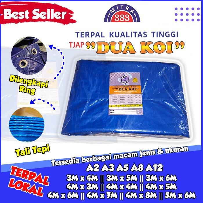Jual Terpal Dua Koi Jenis A2,A3,A4,A5,A8,A12 dan Ukuran 3M x 4M sd 5M x 6M - Jakarta Barat ...