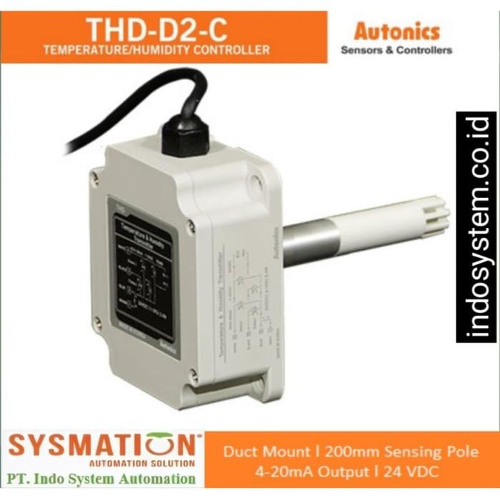 Jual Autonics TEMPERATURE / HUMIDITY THD-D2-C - Kota Depok - Indosystem ...