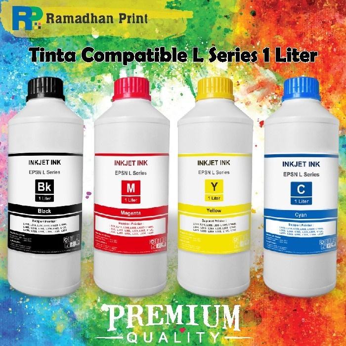 Jual Tinta EPSN L1110 L3110 L3150 L5190 Ink Volume 1 Liter CMYK Dye ...