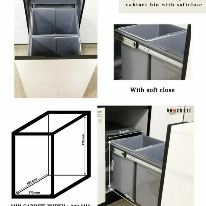 Jual Tempat sampah KNOCKERS CABINET WASTE BIN WB-40L Best - Kota ...