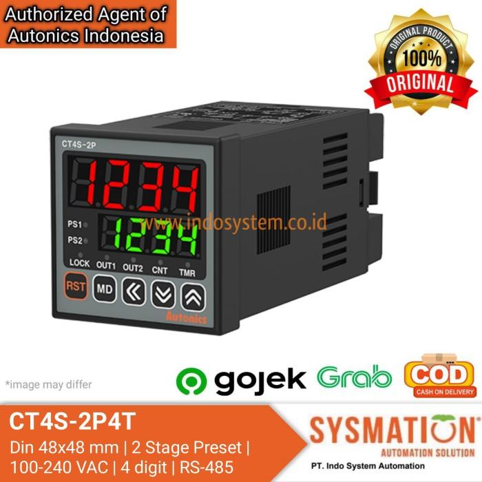 Jual Autonics CT4S-2P4T Counter/Timer, 100-240 VAC - Kota Depok - Indo ...