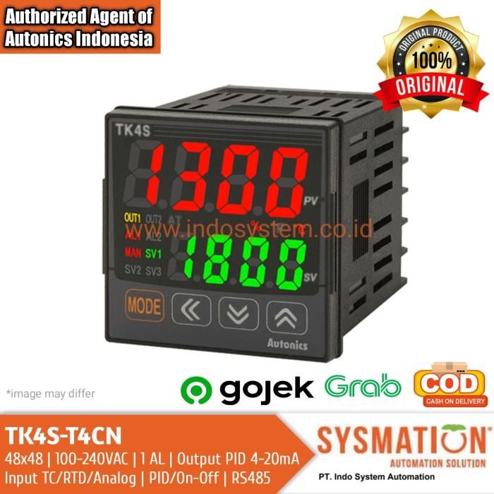 Jual Temperature Controller Autonics TK4S-T4CN RS485 220VAC Output 4 ...