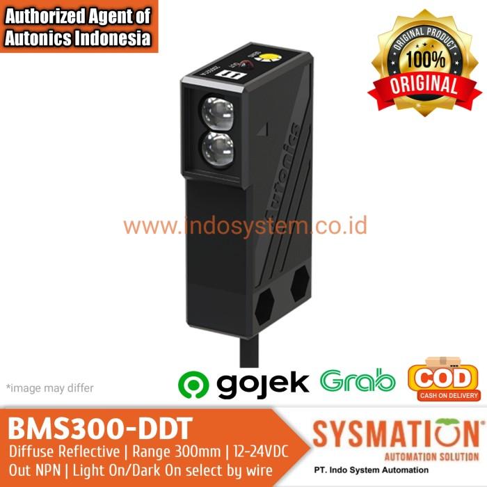 Jual Autonics Photoelectric Sensor BMS300-DDT 12-24VDC 300mm Output NPN - Kota Depok ...
