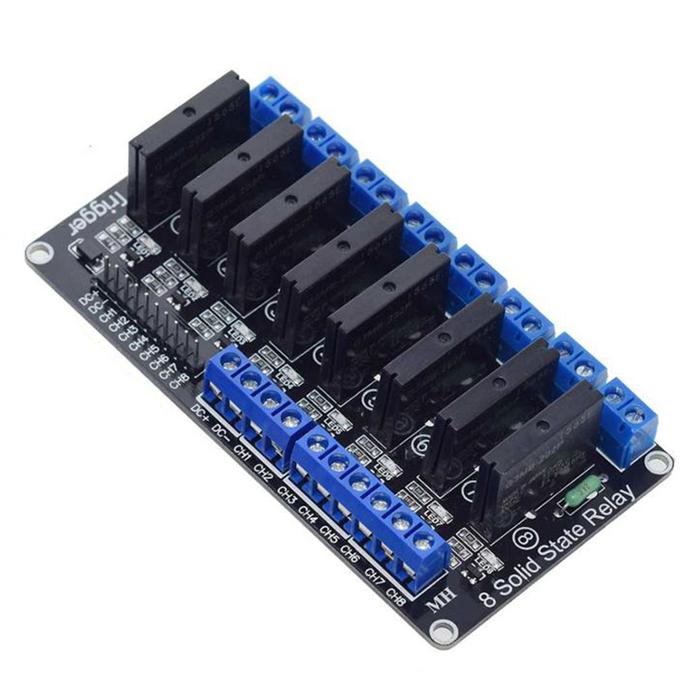 Jual 5v Modul Relay 8 Channel OMRON SSR Low Level 250V 2A Untuk Arduino ...