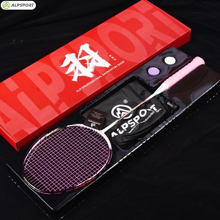 Jual ALP GJS Pro Raket Bulu Tangkis Profesional Karbon Penuh ...