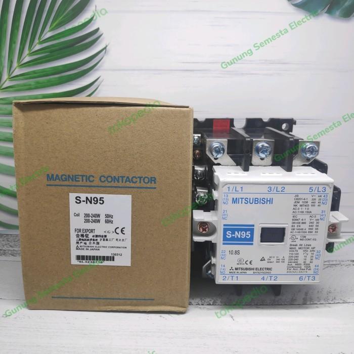 Jual Jual Kontaktor / Contactor Mitsubishi S-N95 SN-95 SN 95 SN95 110v ...
