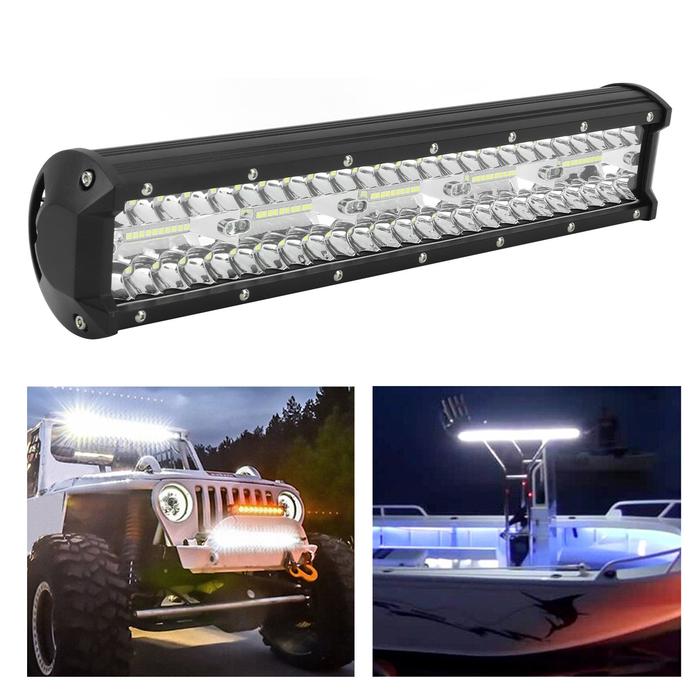 Jual Lampu LED Bar Lampu Kerja Mobil 15 Inch untuk Mobil Truk Jeep Suv ...