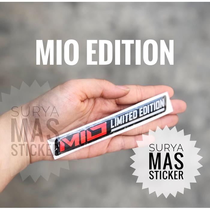 Jual stiker logo yamaha mio limited edition timbul motor - Kota Medan ...