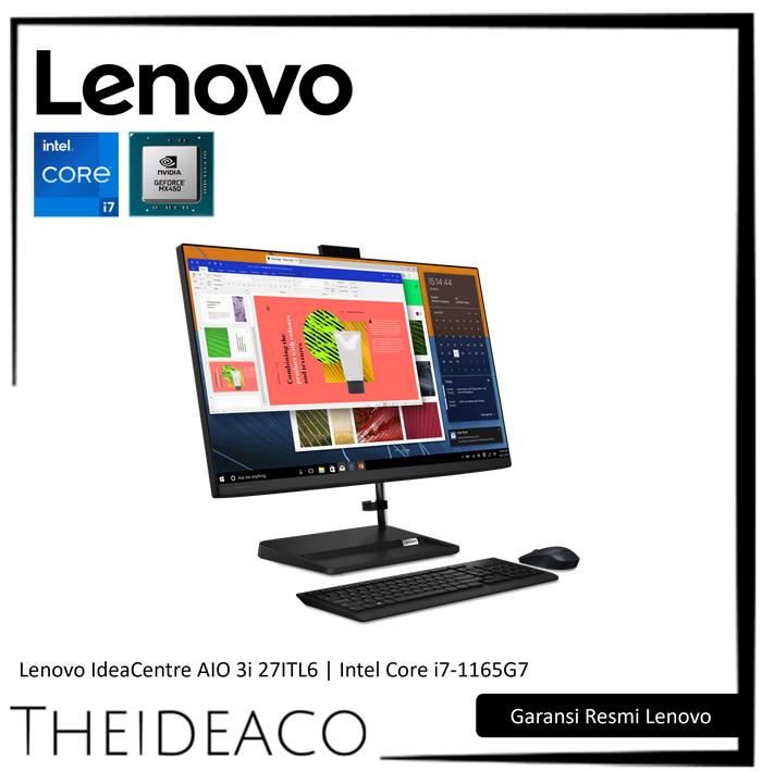 Jual Lenovo IdeaCentre AIO 3i i7-1165G7 16GB 512GB SSD 1TB HDD MX450 ...