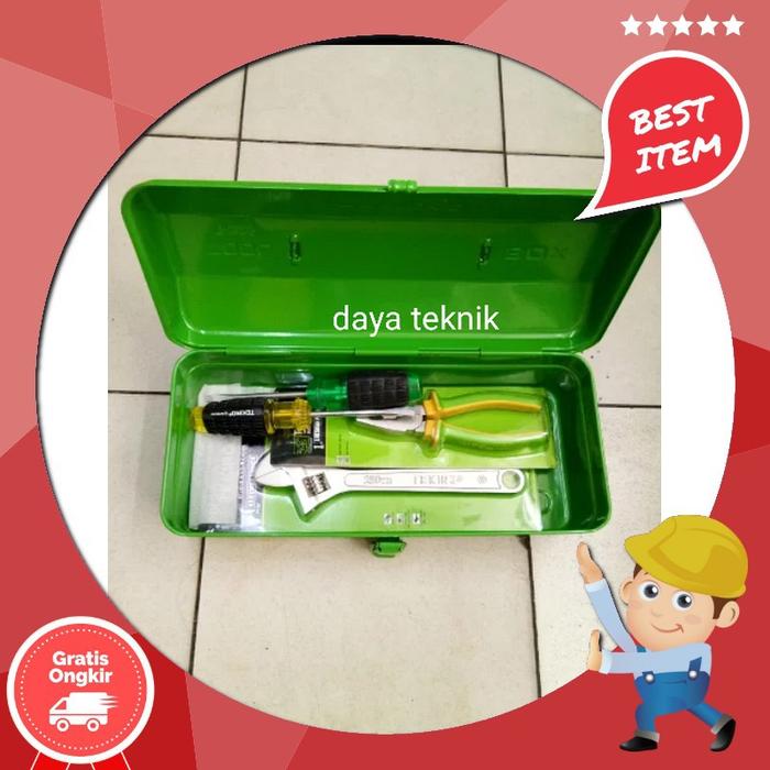 Jual Jual Tool Box Tekiro Set - Tang Kombinasi - Obeng Tekiro - Kunci ...