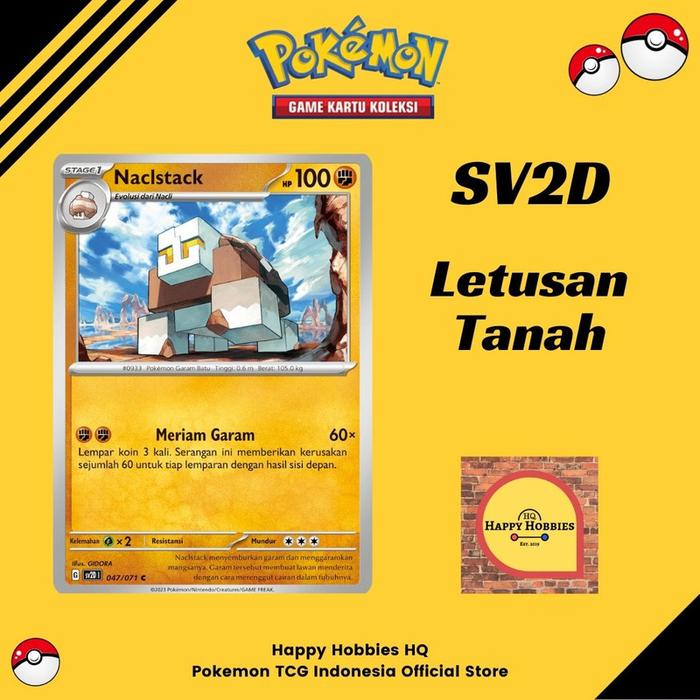 Jual Pokemon TCG Indonesia SV2D 047/071 Naclstack C - Kota Surabaya - Happy Hobbies HQ SUB ...
