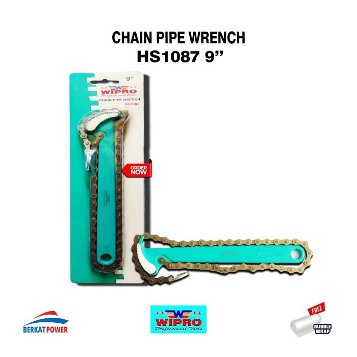 Promo Rantai Kunci Pipa Wipro Chain Pipe Wrench 9'' Type HS1087 - Kota ...