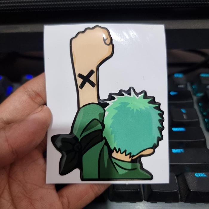 Jual Stiker Timbul Anime Onepiece Zoro Back Punch - Kab. Bandung Barat ...