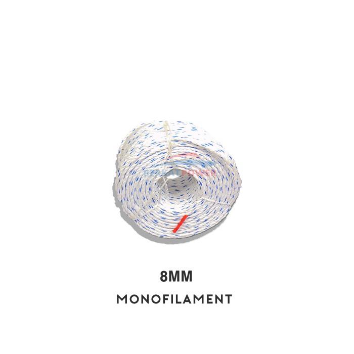 Jual Tali PP Rope Monofilament 8mm 10mm 12mm Roll 220 Meter - 8 MM ...