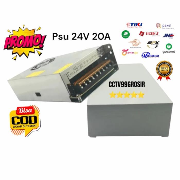 Jual Switching Power Supply PSU 24V 20A High Quality 24 Volt 20a ...