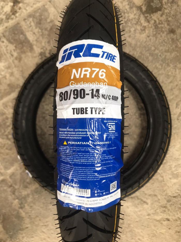 Jual IRC NR76 80 90 14 Ban Luar Motor Matic TT Bukan tubeless - Kota Bekasi - gudangban_id ...