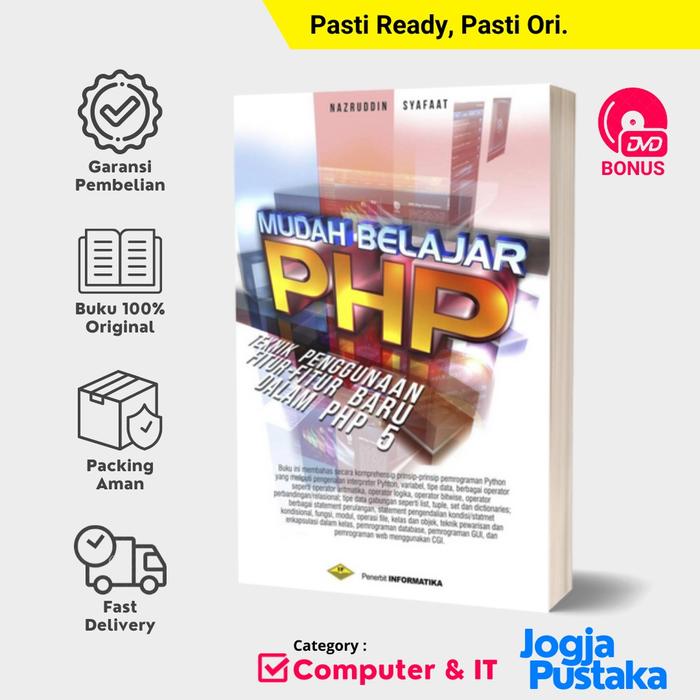Jual Buku Mudah Belajar Php (Teknik Penggunaan Fitur-Fitur Baru Dalam ...