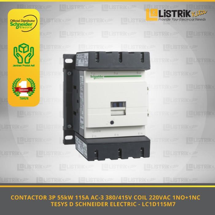 Jual SCHNEIDER ELECTRIC CONTACTOR - LC1D115M7 - Jakarta Timur - LISTRIKKITA OFFICIAL | Tokopedia