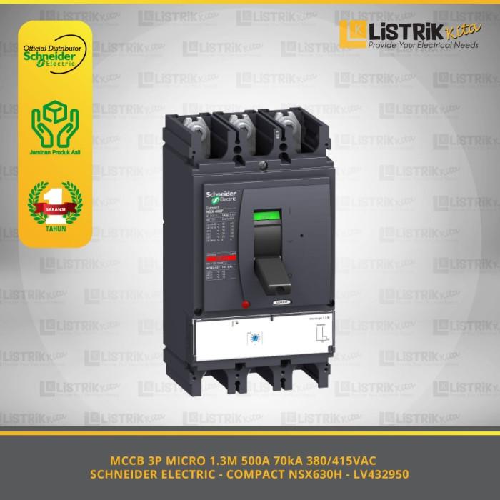 Jual MCCB NSX630H MICROLOGIC 1.3M 500A 3P3D SCHNEIDER - LV432950 - Jakarta Timur - LISTRIKKITA ...
