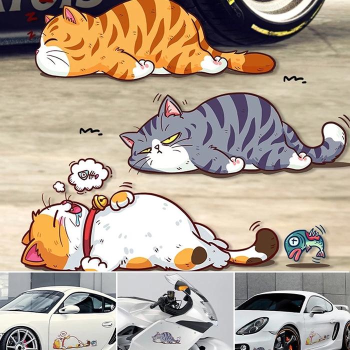 Jual Kartun Lucu Kucing Lucu Mobil Bumper Jendela Decal - Jakarta Pusat ...