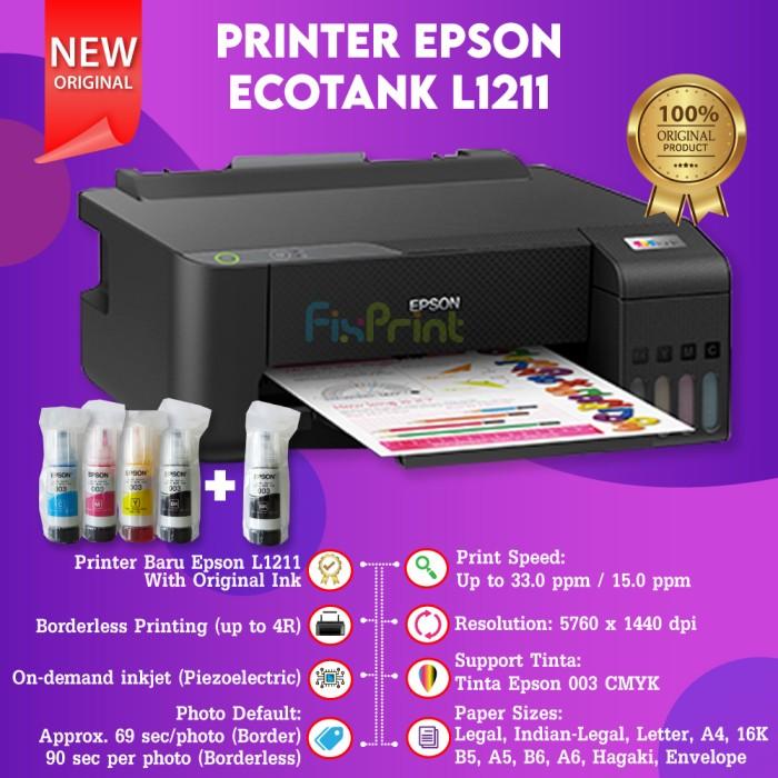 Jual Printer Epson EcoTank L 1210 L1210 New, Pengganti Epson L1110 L ...