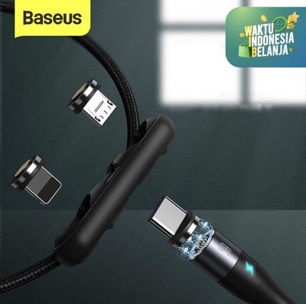 Jual BASEUS 3 IN 1 5A ZINC MAGNETIC CABLE SAFE FAST CHARGING QUICK ...