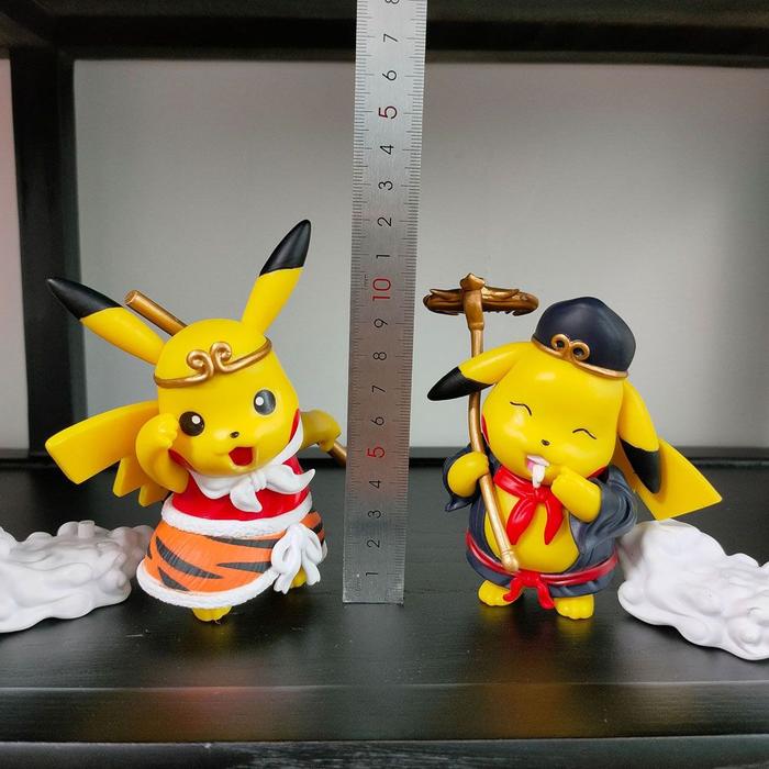 Jual HAOXI Anime Hadiah Pikachu Cosplays Monkey King Pokemon Gambar ...
