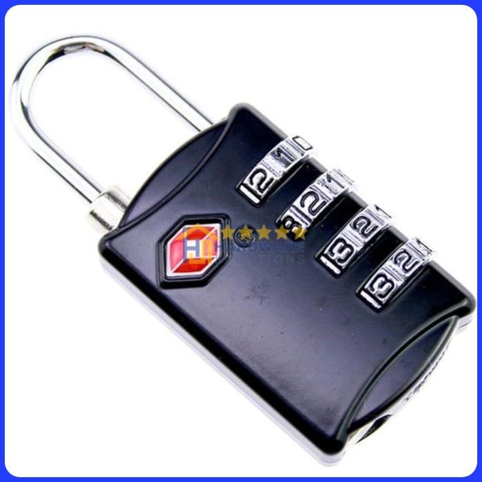 Jual Gembok Koper Angka 4 Digit Password TSA Lock Suitcase Luggage ...