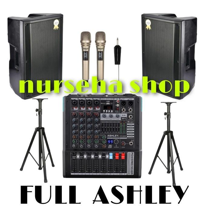 Jual Paket sound system FULL SET ASHLEY 15 inch original garansi resmi ...