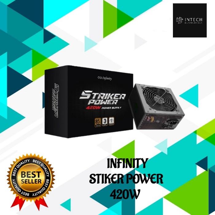 Jual power supply 85 efisiensi psu 420watt infinity striker power 400w ...