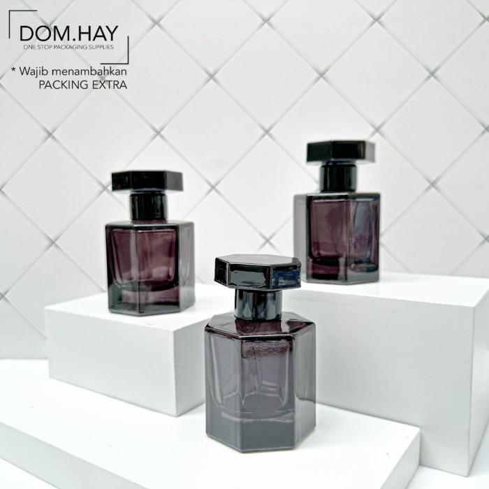 Jual 30ml Botol Parfum Hexa Hitam Bulat Botol Kaca Kosong DHJB - Kab ...