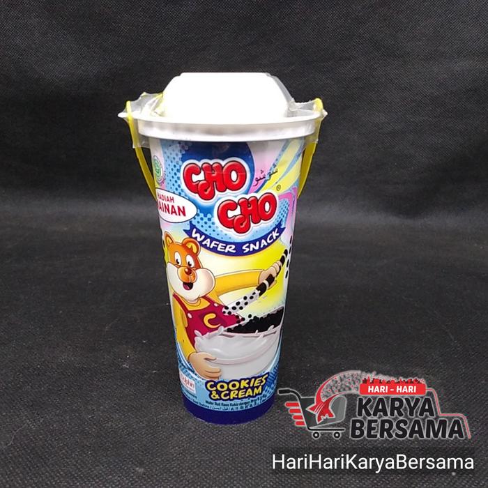 Jual CHO CHO WAFER SNACK COOKIES & CREAM 29GR - Kota Medan ...