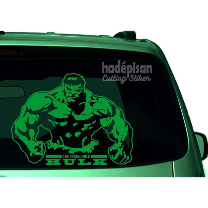 Jual Stiker Mobil Cutting Sticker Kaca Belakang Mobil The Incredible ...