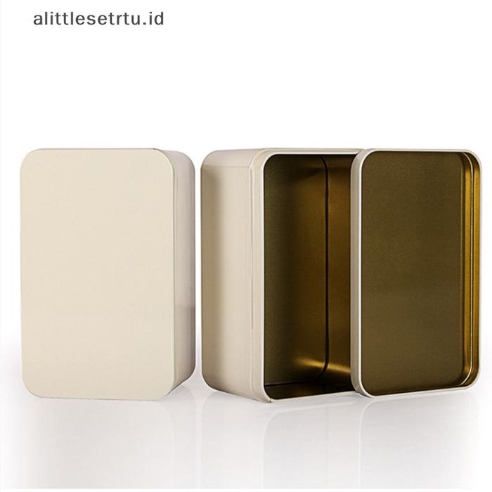 Jual Alittlesetrtu 1pc Tin Box Metal Toples Kaleng Besi Kotak Teh ...