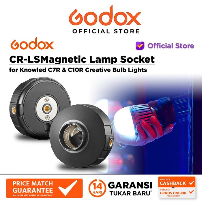 Jual Godox CR-LS Magnetic Lamp Socket for Knowled C7R & C10R - Jakarta Selatan - Godox Official ...