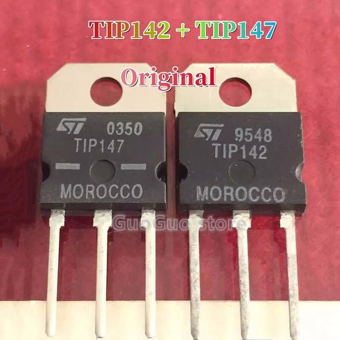 Jual New TIP142 TIP147 TO-218 Asli, Penguat Daya Audio Transistor 1 ...