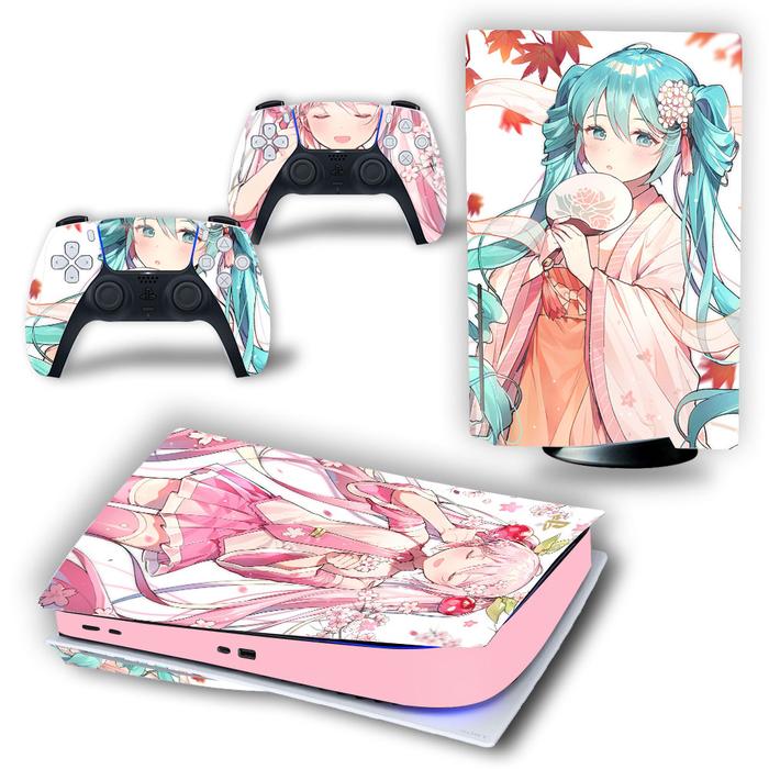 Jual New Game Anime Girls Ps5 Disk Digital Edition Decal Skin Sticker ...